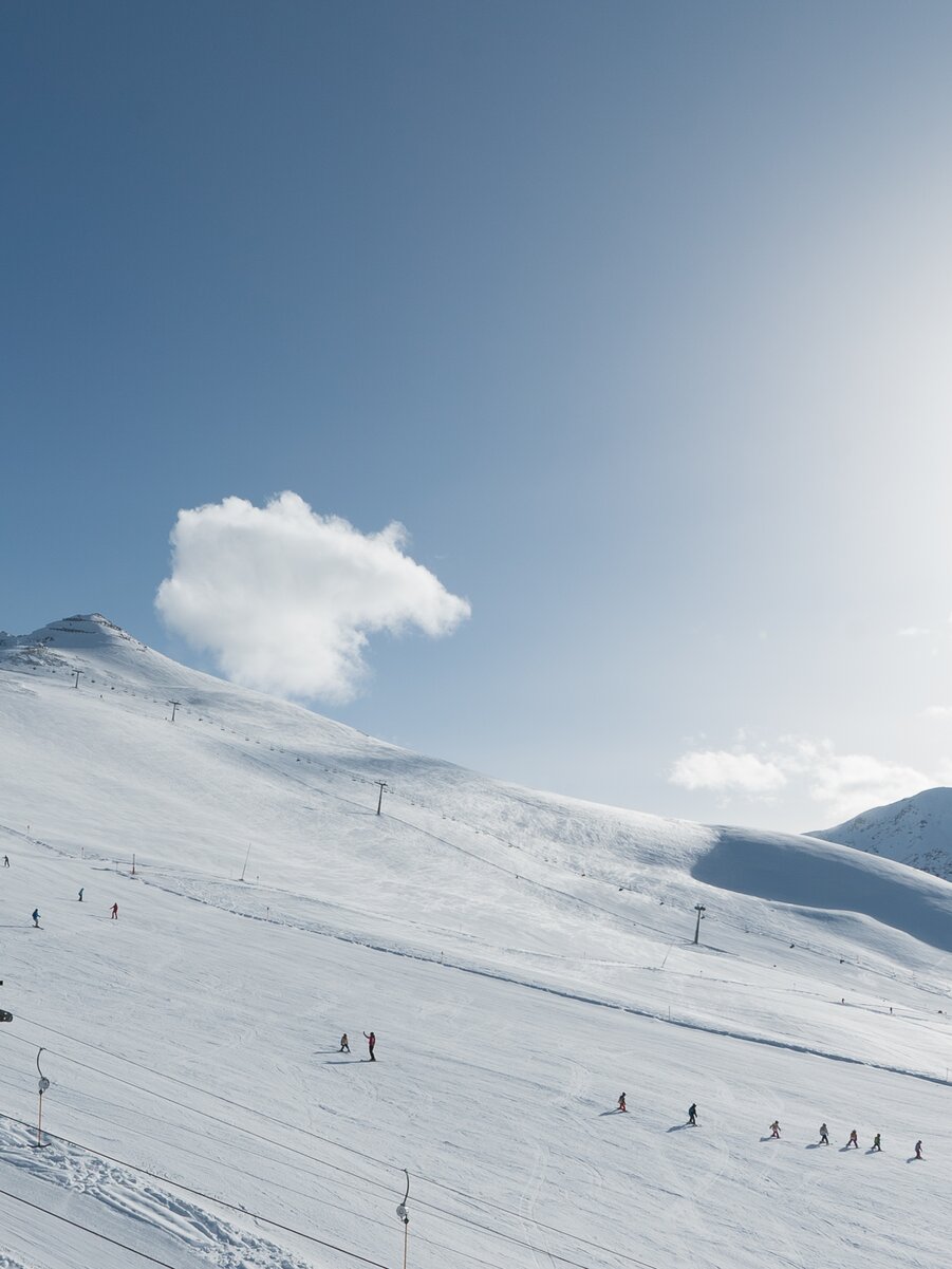 Skifahren und Snowboarden im Skigebiet See | See